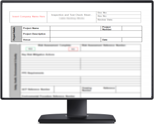 Inspection and Test Check Sheet - Panel Works - DocMaster